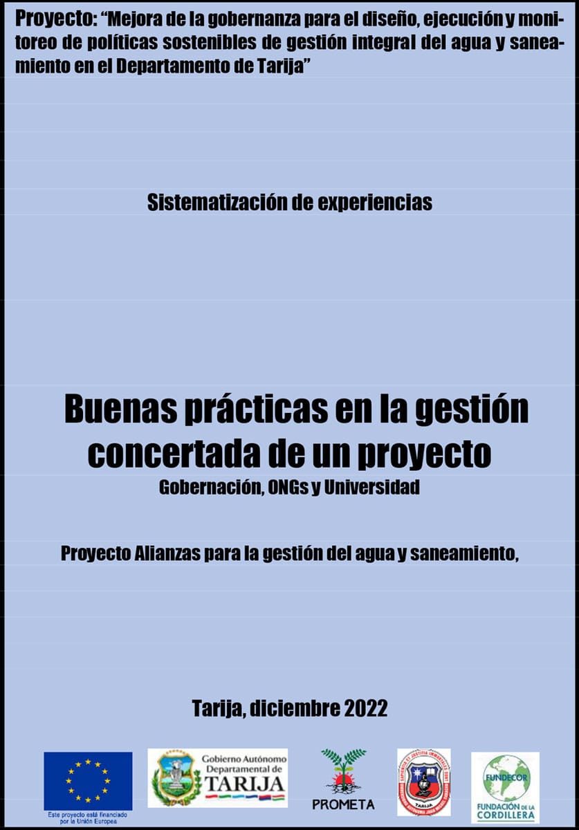 Sistematización de Experiencias Buenas Prácticas - PROMETA Tarija